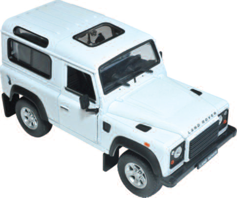 land-rover-defender-diecast-model-white - Simmonites